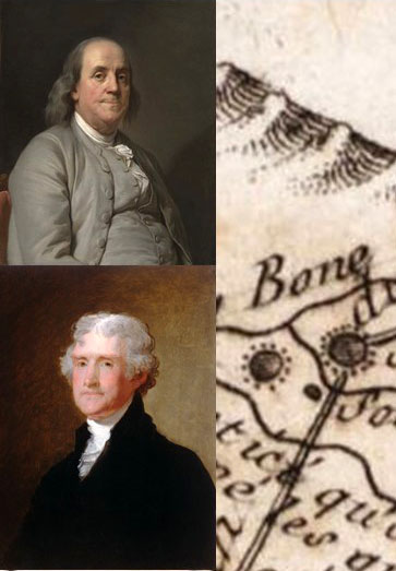 Big Bone Lick and Benjamin Frankin and Thomas Jefferson