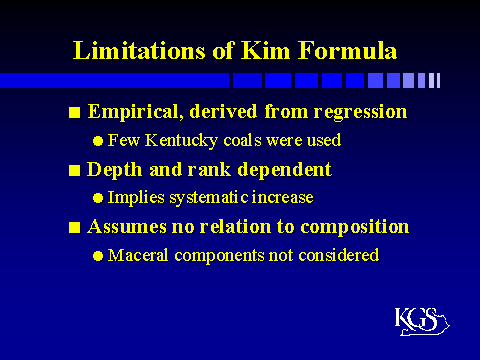 Limitations of Kim Formula