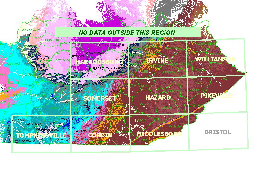 Kentucky Landslide Potential Map Image Download Center