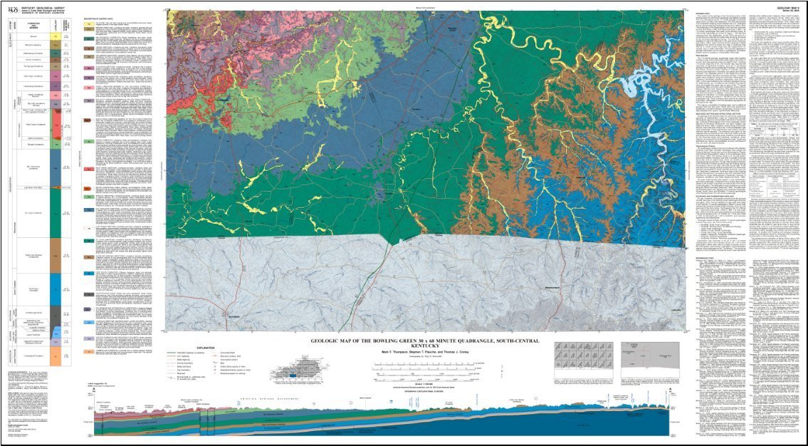 1:100,000 Scale Geological Map Series, Kentucky Geological Survey