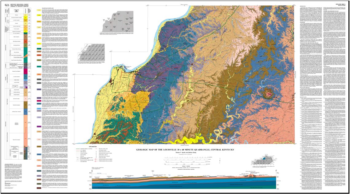 1:100,000 Scale Geological Map Series, Kentucky Geological Survey