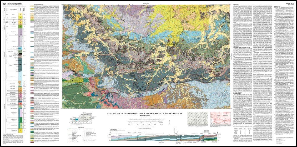 1:100,000 Scale Geological Map Series, Kentucky Geological Survey