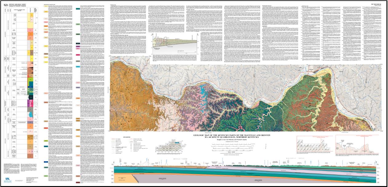 1:100,000 Scale Geological Map Series, Kentucky Geological Survey