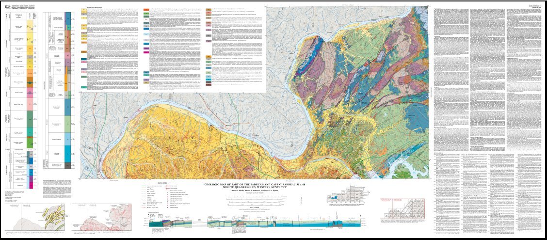 1:100,000 Scale Geological Map Series, Kentucky Geological Survey
