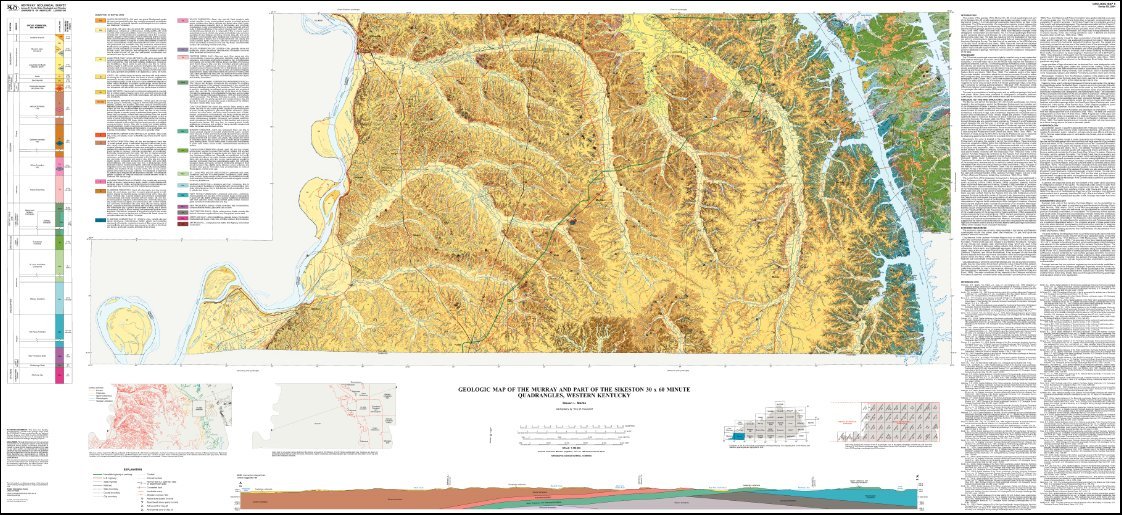 1:100,000 Scale Geological Map Series, Kentucky Geological Survey
