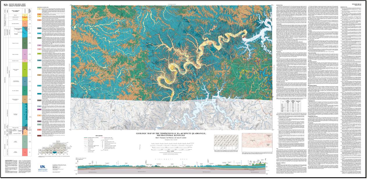 1:100,000 Scale Geological Map Series, Kentucky Geological Survey